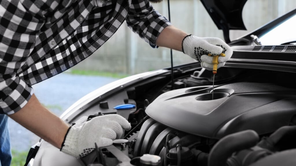 What Would Cause Oil To Spray All Over The Engine?